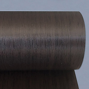 Yifely Dark Brown Peach Wood Grain Drawer Paper Self Adhesive Shelf Liner Night Stand Table Cover Sticker 17.7 Inch by 9.8 Feet