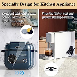 Stand Mixer Cover, Kitchen Aid Mixer Cover Compatible with 4.5-5 Qt Tilt-Head Stand Mixer, Dust Cover with 3 Pockets & 8 Pcs Appliance Sliders, Kitchen Aid Mixer Accessories, Red