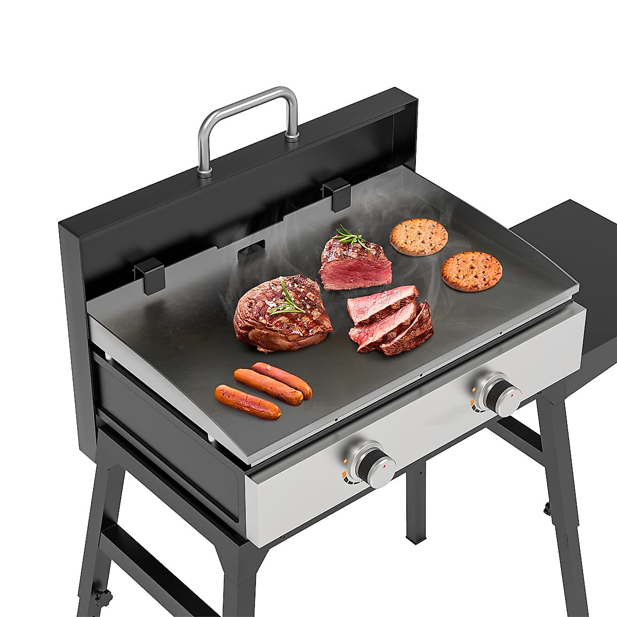 Blackhoso Griddle Lid Replacement 5011 and Waterproof Griddle Cover for Blackstone 22 inch Table Top Griddle Hard Hood and Griddle Cover