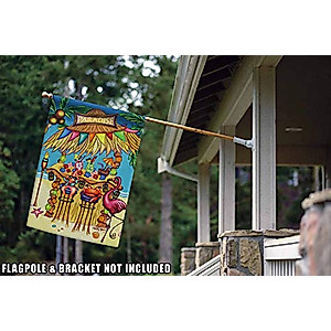 Toland Home Garden Tiki Beach Bar 28 x 40-Inch Decorative USA-Produced House Flag
