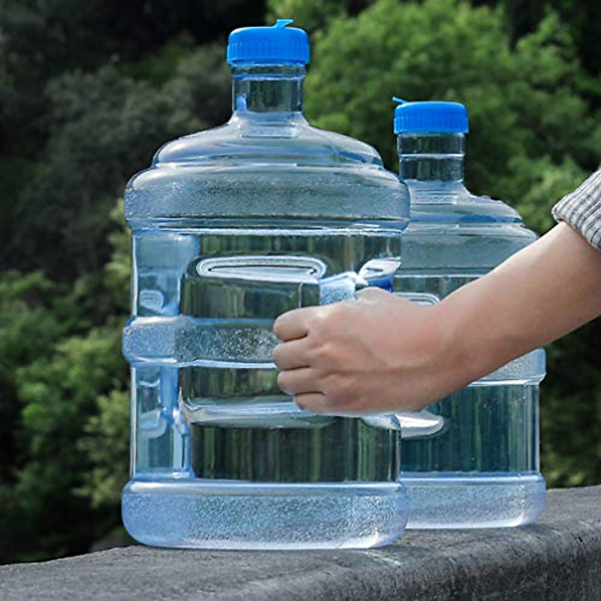 BESPORTBLE Water Bottle 0.8 Gallon Portable Water Containers with Handle Purified Water Bucket for Home Water Dispenser Outdoor Sports Blue