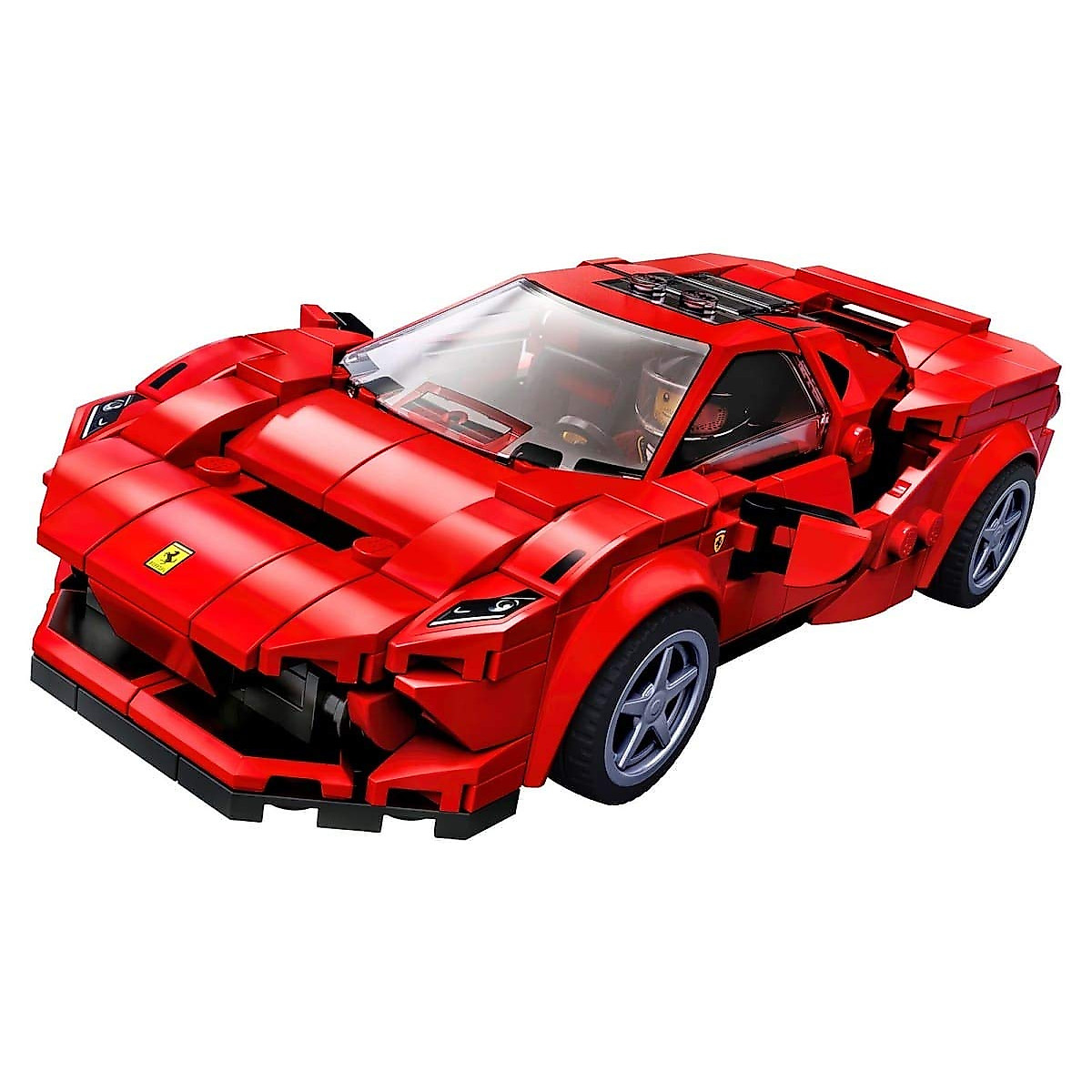 LEGO Speed Champions 76895 Ferrari F8 Tributo Toy Cars for Kids, Building Kit Featuring Minifigure (275 Pieces)