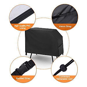 Homenote Griddle Cover for Blackstone 22 inch 17 inch with Hood and Stand, Grill Cover Waterproof Windproof Weather Resistant for Outdoor, BBQ, Grilling, Camping