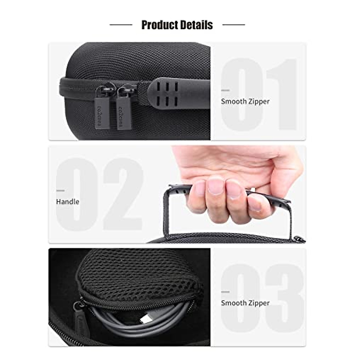 Aenllosi Hard Carrying Case Compatible with Logitech Zone Vibe 100 / 125 Wireless Headphones