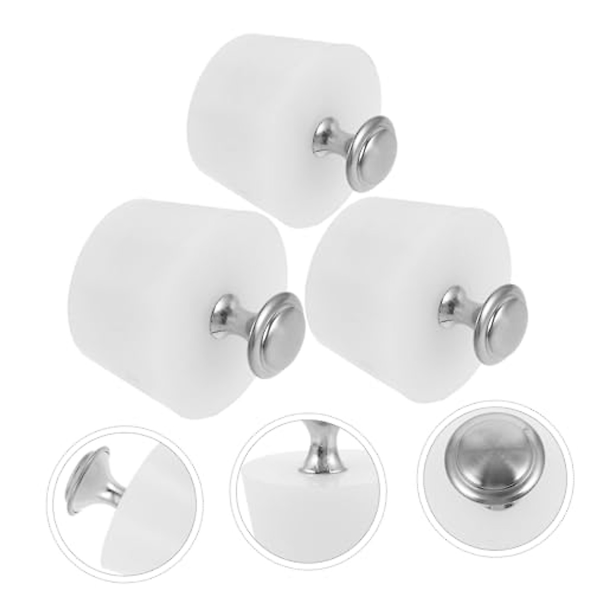 OSALADI 4sets Leak-Proof Silicone Stopper Sink Stoppers Bath Tubs Pool Stopper Indoor Tub Accessory Plug for Bath Tub Bathroom Tub Stopper Replacement Part Kitchen Sink Plug Steel 3pcs*4