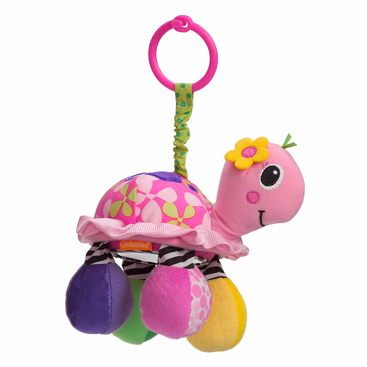 Infantino Sparkle Topsy Turtle Mirror Pal