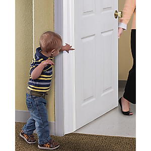 PinchNot Home Shield for 90 Degree Doors (Set) - Guard for Door Finger Child Safety. by Carlsbad Safety Products