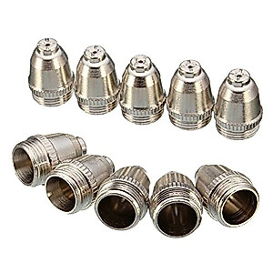 Marketty SG-55 AG-60 WSD-60 Plasma Cutter Torch Consumables Kit Nozzles Consumables Kit Tips 40/50 / 60 Amp,Electrode Nozzles for AG-60/SG55/WSD60,30 PCS