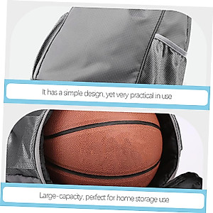 VALICLUD 5pcs Travel Bag Basketball Bag Drawstring Bag with Shoes Compartment Shoes Organizer Drawstring Bag with Water Bottle Holder Gym Bag for Men Sports Cages Nylon Fitness Adjustable