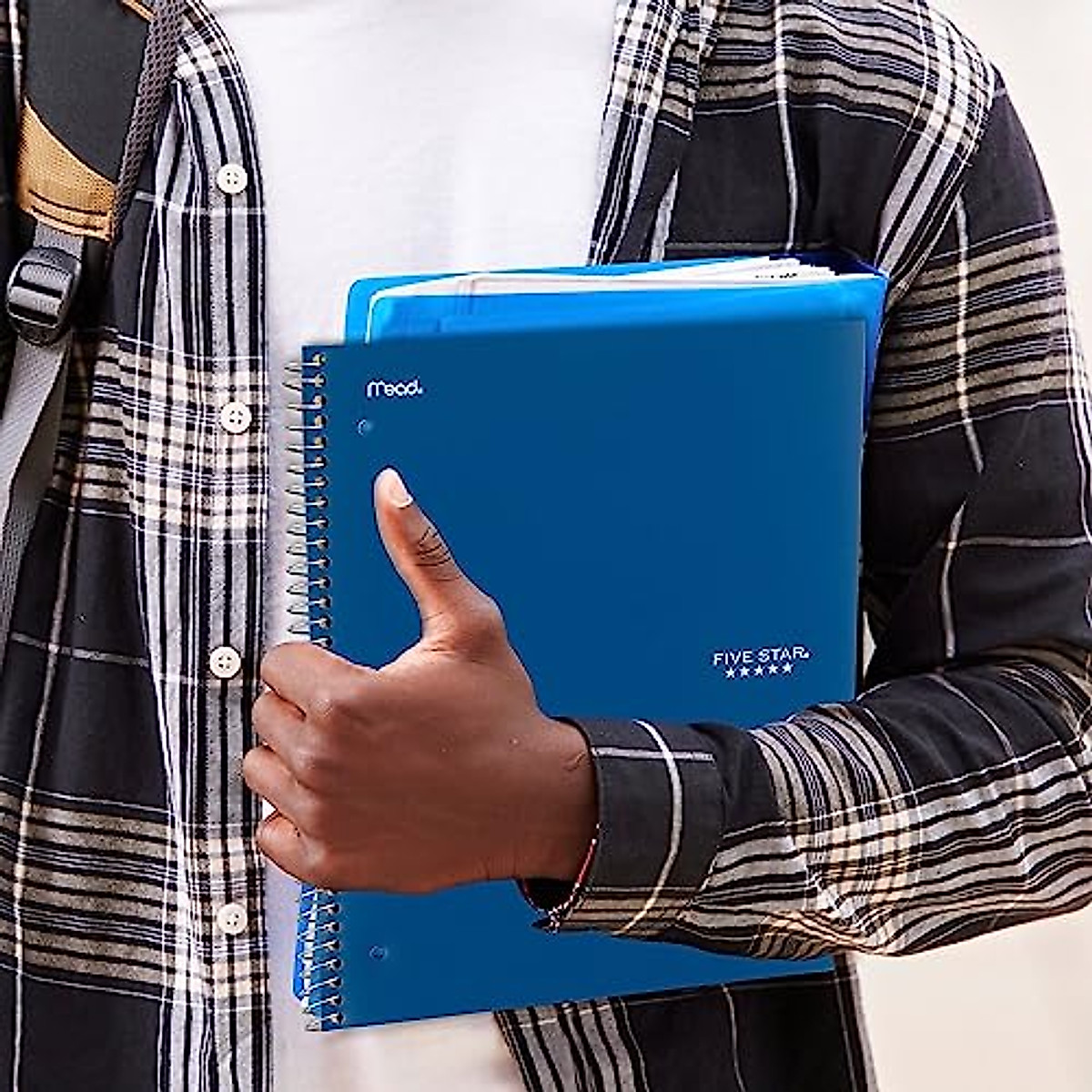 Five Star Spiral Notebooks  + Study App, 6 Pack, 3-Subject, College Ruled Paper, Fights Ink Bleed, Water Resistant Cover, 8-1/2" x 11", 150 Sheets, Colors Will Vary (73930)