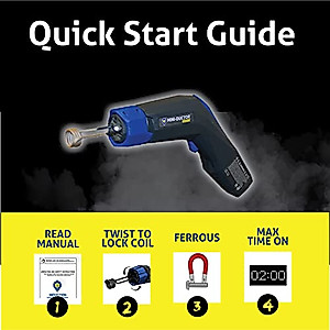 Induction Innovations - The Original Mini-Ductor Venom (MDV-777) - Handheld Induction Heater with 3 Basic Coils, Carrier Case & Manual for Safe & Damage-Free Removal of Seized Nuts, Bolts & More