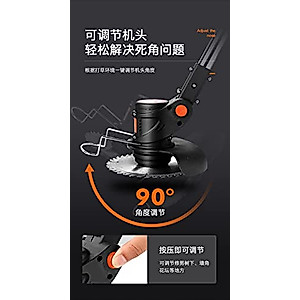 Sung Kim Folding Agricultural Multi-Functional Small Household of Lithium Battery Weeding Trimmer (21VD-Digital Display Type with one Battery)