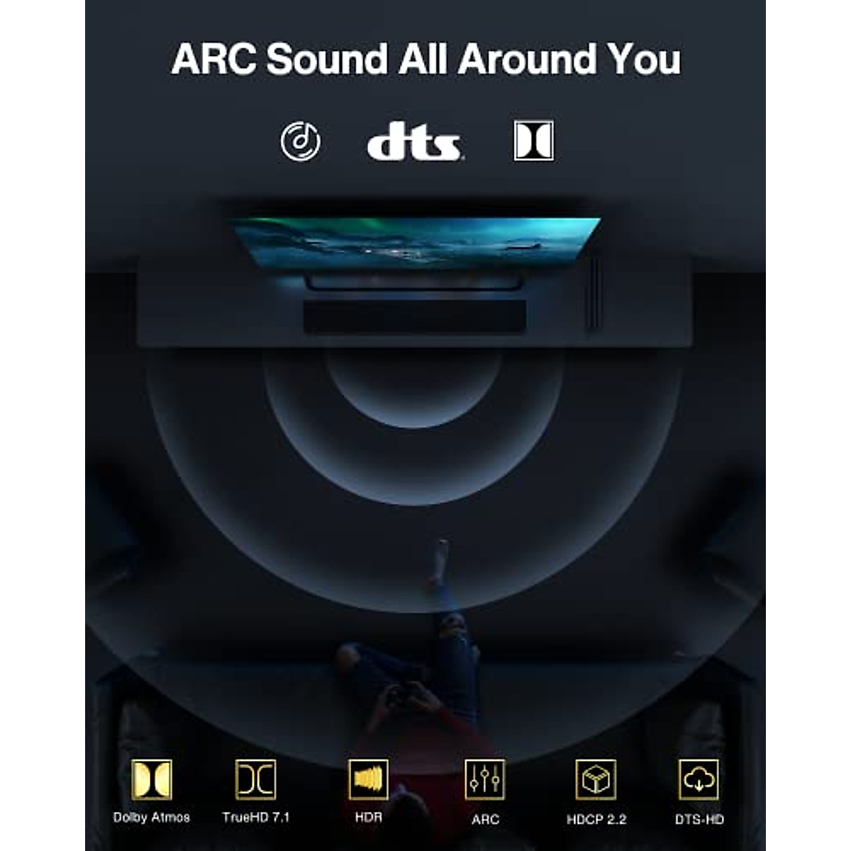 4K HDMI Cable 10 ft, iVANKY 18Gbps High Speed HDMI Cables, 4K@60Hz HDR HDMI 2.0 Aluminum Shell&Braided HDMI Cord, 4K 2K 1080P 3D 32AWG ARC for MacBook Pro 2021,UHD TV,Laptop,Monitor,PS4,Xbox One,&More