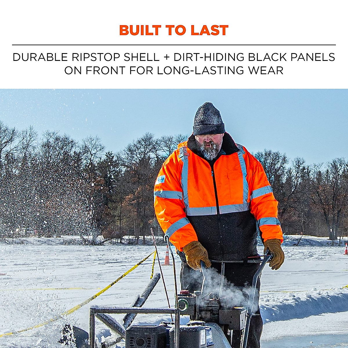 Ergodyne Standard Jacket, Orange, X-Large