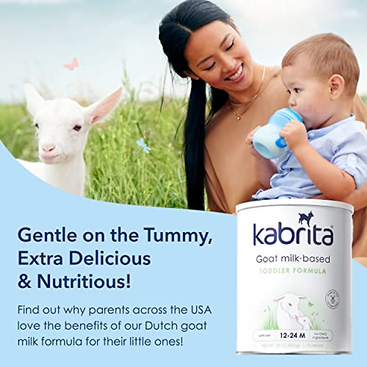 Kabrita Goat Milk Toddler Formula Powder, 28 oz.