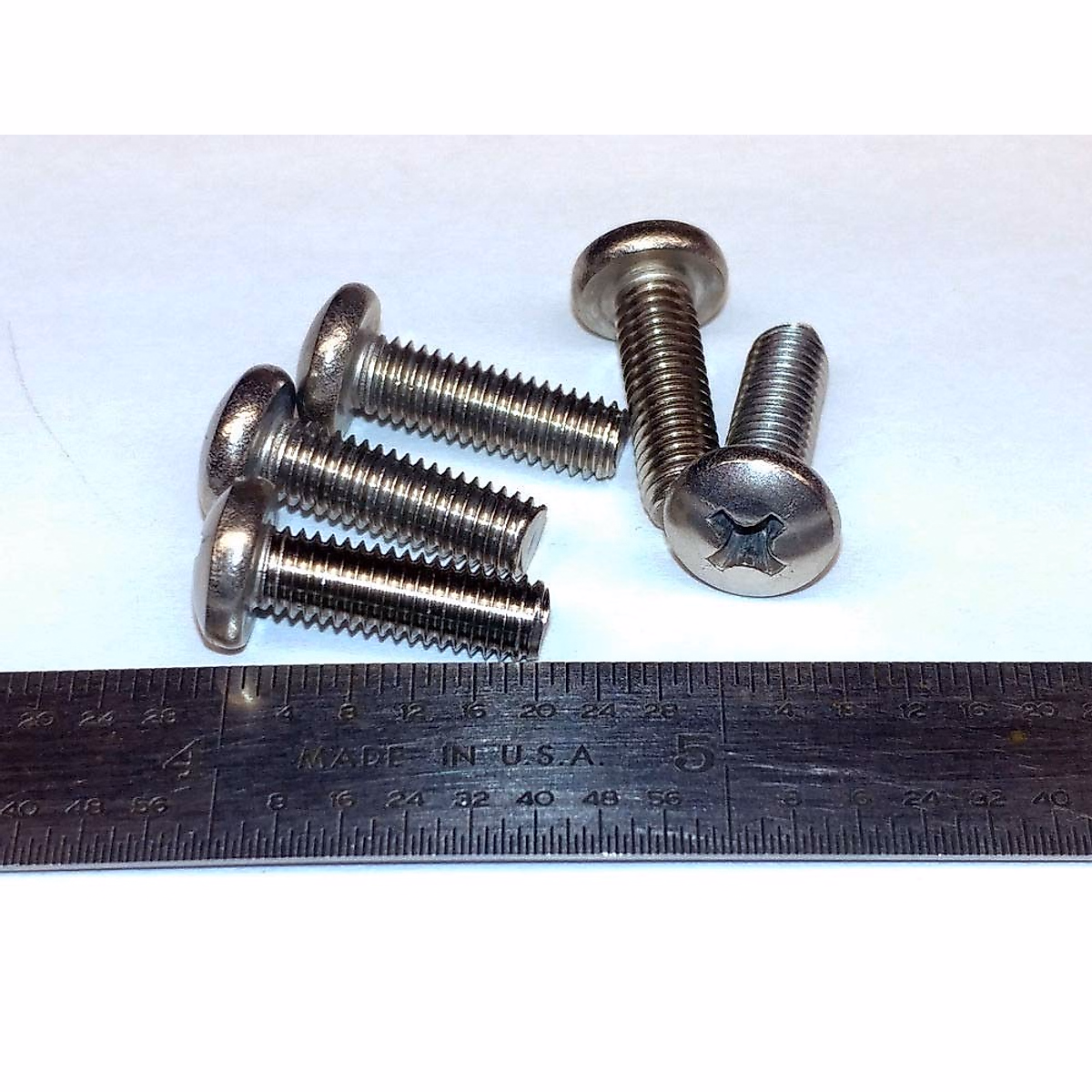 10-32 X 5/8" SCREW PAN HEAD PHILLIPS STAINLESS STEEL RACK SCREWS - 50 PCS Screws Kit Set