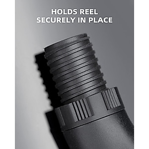 BLUEWING Reel Seat Casting Reel Seats Casting Rod for DIY Fishing Rod Handle Black, Rod Building, 15.5mm