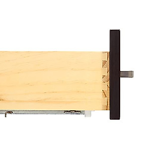 ARIEL Double Bathroom Vanity 60" Espresso, 2" Edge Italian Carrara Marble Countertop & Splash, Rectangular Sinks, 4 Soft Closing Doors, 6 Full Extension Dovetail Drawers, Brushed Nickel