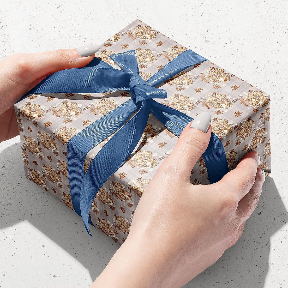 FIEHALA Flat Wrapping Paper Sheets - 8 Sheets with 4 Unicorn Patterns - Pre Cut & Folded Flat Design (20 inches × 27.5 inches per sheet)