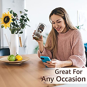 Macorner Gifts for Women - Stainless Steel Tumbler 20oz - Gift Ideas for Leopard Lovers & Birthday Gifts For Women, Mothers Day Christmas Gifts for Women Best Friends Sister Mom Her