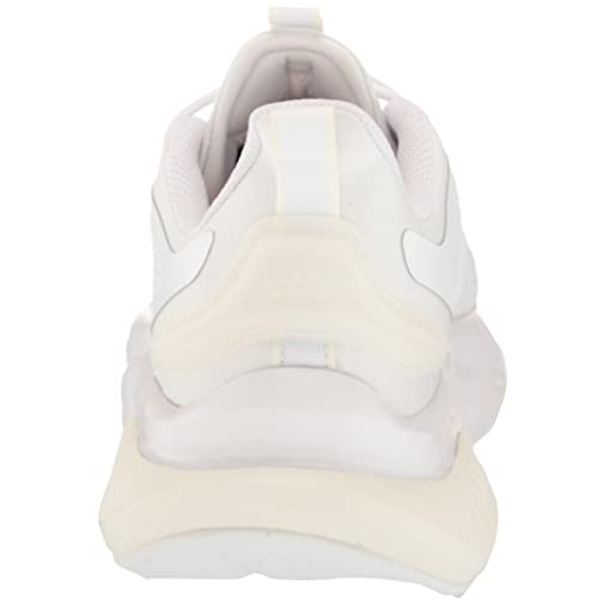 adidas Men's Alphabounce+ Running Shoe, White/White/White, 9