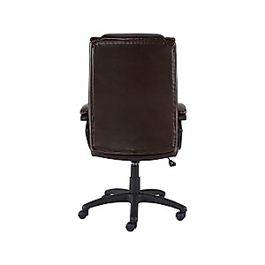 STAPLES 2554454 Kelburne Luxura Office Chair Brown