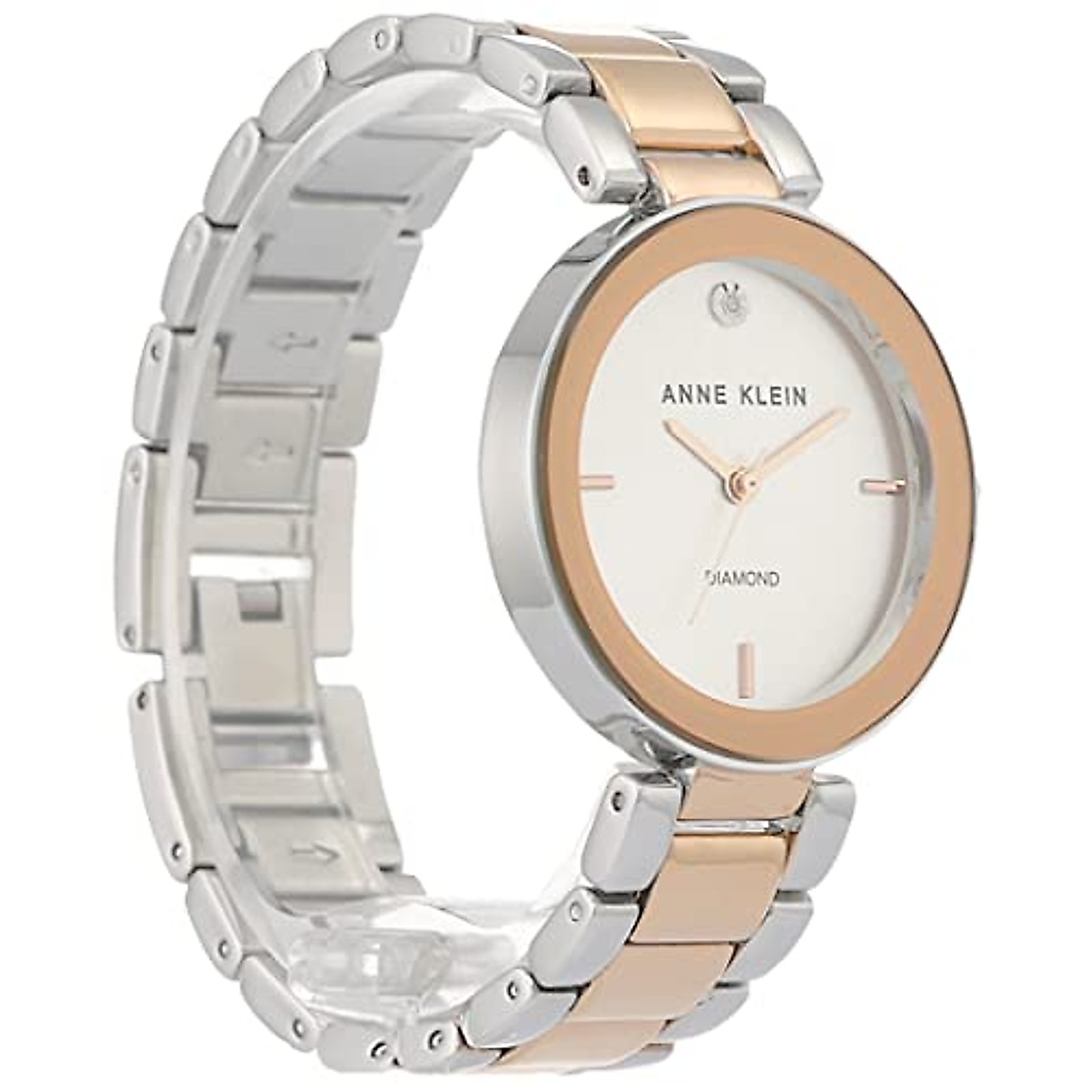 Anne Klein Women's Genuine Diamond Dial Bracelet Watch