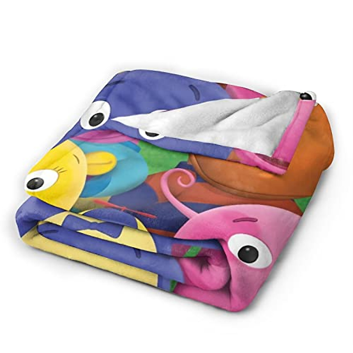 Pobecan The Anime Backyardigans Blanket Throw Blankets Ultra Soft Flannel Lightweight Throws for Couch, Bed,All Seasons Use 50"x40"