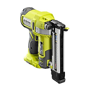 RYOBI ONE+ 18-Gauge Cordless AirStrike Narrow Crown Stapler P361 Green
