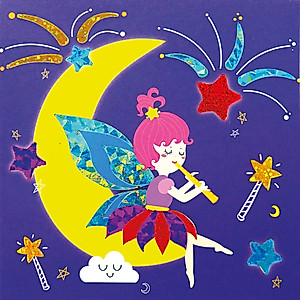 My Magic World DIY 3-in-1 Sparkle Art Set for Kids (12 Sparkly Creative Arts and Crafts Projects : Glitter/Sequin/Foil Art) Handcraft/Handmade/Creative Art