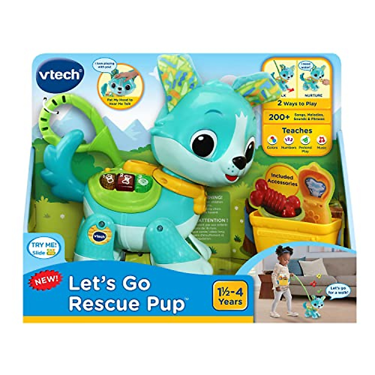 VTech Let’s Go Rescue Pup, Teal