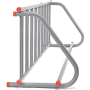 Global Industrial 111" L All-Steel Grid Rack, 9 Bikes, Powder Coated Steel