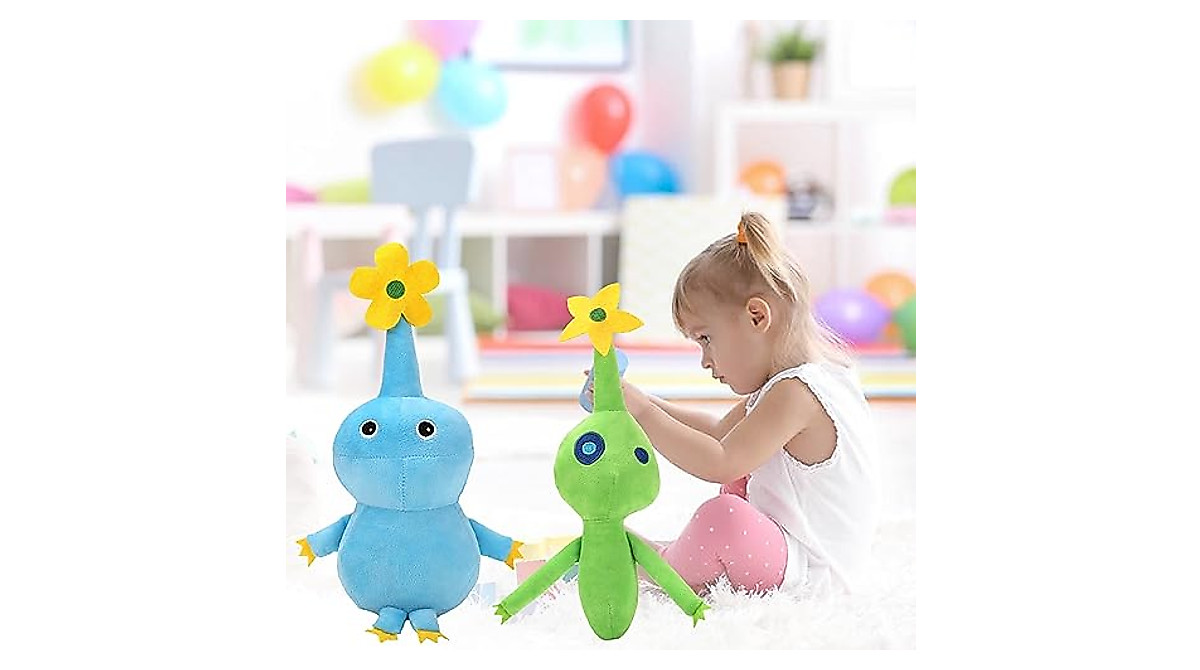 Adorable 4 PCS Pikmin Plush Toys - Perfect Gift for Fans