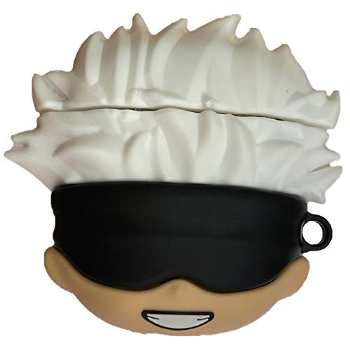 VARWANEO Earphone Case for Airpods 2&1, 3D Japan Anime Cartoon Jujutsu Kaisen Gojo Satoru Earphone Case for AirPods 2 1 Soft Silicone Headset Cover Kawaii Fun Design (Gojo for AirPods 12)