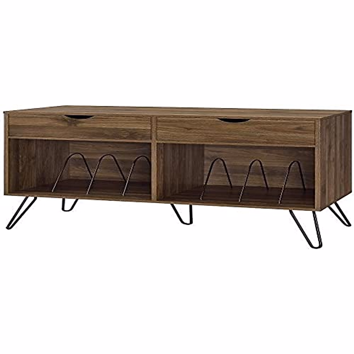 Novogratz Concord Computer Desk with Storage, Walnut