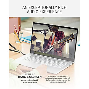 HP Envy 17 Laptop, 11th Gen Intel Core i7-1165G7, 12 GB RAM, 1 TB HDD & 256 GB SSD, 17.3-inch FHD IPS Touchscreen, Wins10 Home, HD Webcam, Audio by B&O (17-cg1010nr, 2021) (Renewed)
