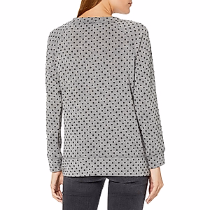 Tribal Women's L/S Raglan Boat Neck TOP-Grey Mix, L