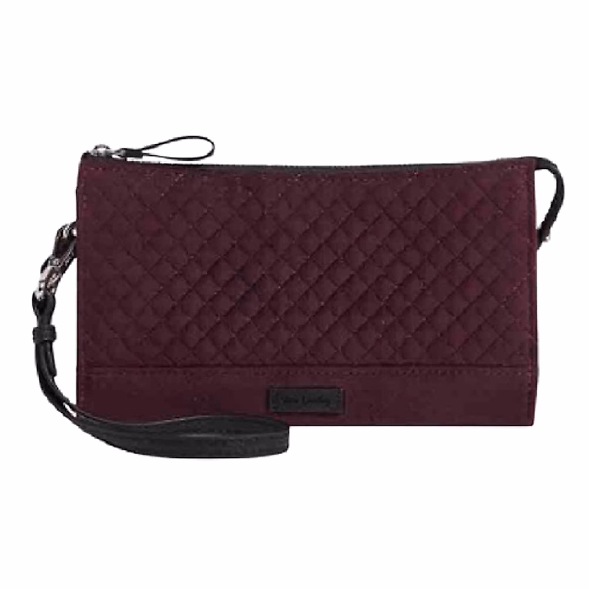 Vera Bradley Iconic RFID Slim Wristlet in Blackberry Wine Velvet