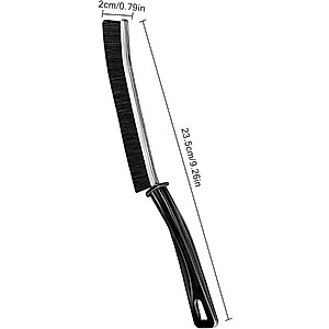 4 Pieces Gap Cleaning Brush, Hard Bristle Crevice Cleaning Brush, for Hard-to-Reach Areas in Bathrooms, Kitchen Tiles, Window Slots, Etc