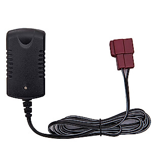 6V Kids Ride On Car Charger, for BMX X6 Kid TRAX Disney GMC Dinsney Wal-Mart Kid TRAX Moto ATV Quad Disney Ride On Car Red Square Plug 6 Volt Battery Charger 7V800mA 1