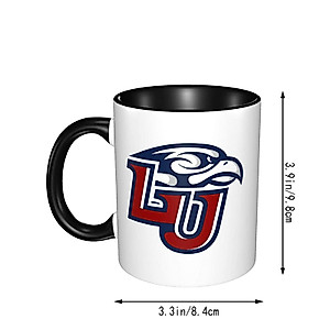 FASEDATE Liberty University-Logo Large Ceramic Coffee Mug, Big Tea Cup For Office And Home,Reusable Cup For Coffee Or Tea | On-The-Go | Portable., One Size