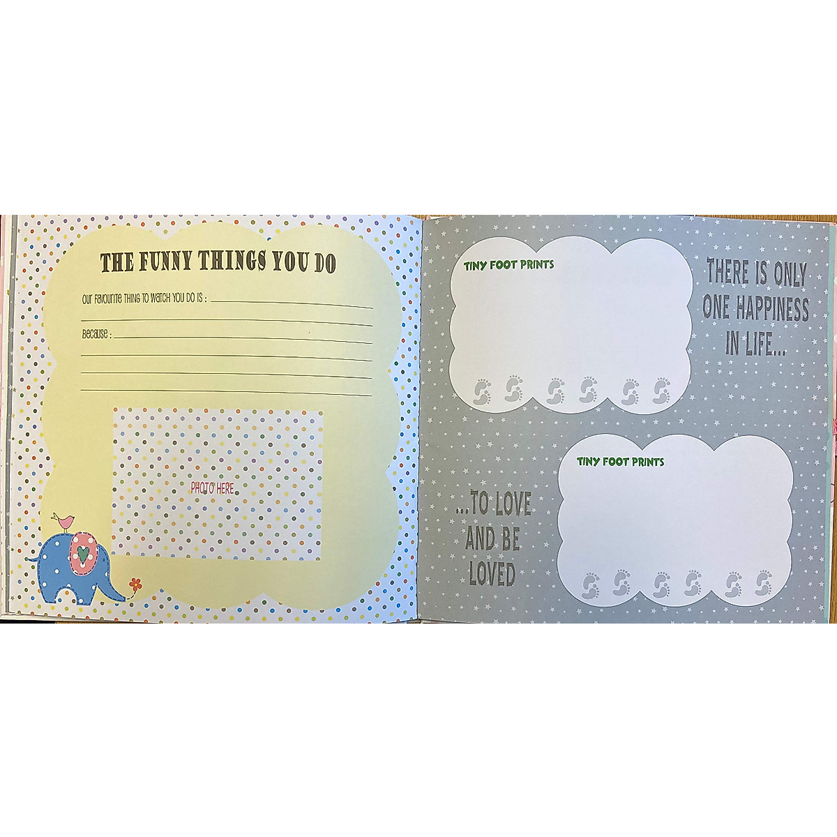 Baby's My First Year Record Log Book to Commemorate Birth Through Their First Year on Earth - Blue