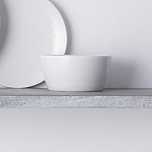 Noritake WoW Swirl Bowl, Soup/Cereal, 6", 25 oz., set of 4 in White