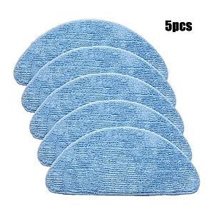 5 Pack， Mopping Cloths， Mop Cloth 。Compatible for Mamibot Exvac680s 。Robot Vacuum Cleaner Parts， Sweeper Cleaning Pads Replacement