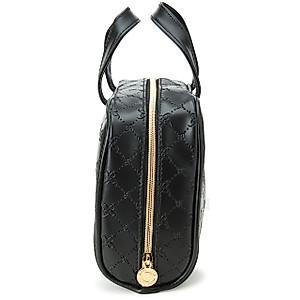 Nine West Women's Toiletries Bag - Travel Makeup and Toiletries Matching Accessories Set - Makeup Organizer Case Set, Size One Size, Black