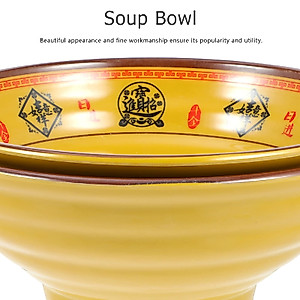 Yardwe Cereal Bowl Camping Dinnerware Bowl Udon Noodle Mala Tang Melamine Camping Eating Utensils Dinner Bowls