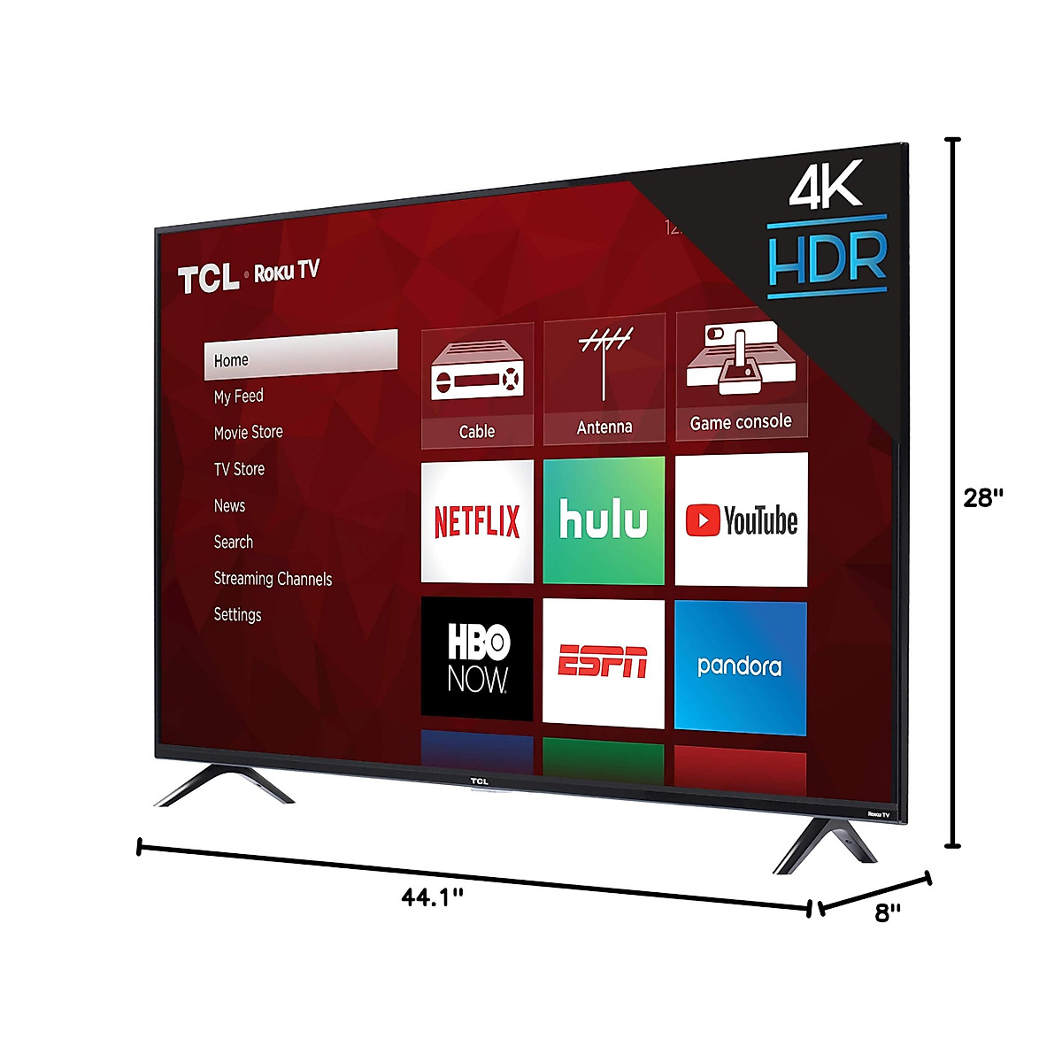 TCL 50S425 50 Inch 4K Smart LED Roku TV (2019)