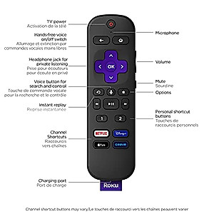 Roku Ultra LT (4K/HDR/HD) Streaming Player with Enhanced Voice Remote, Ethernet W/Premium 6FT 4K Ready HDMI Cable & 64GB MicroSD for Faster Channel Loading (US Version)