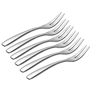 IMEEA Mini Cocktail Forks Appetizer Forks 18/8 Stainless Steel Fruit Forks Dessert Forks Tasting Forks, 4.5-inch