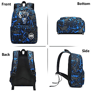 Bluboon Preschool Backpack Kids Boy Kindergarten Backpack With Lunch Box School Book Bags for Elementary Primary Schooler